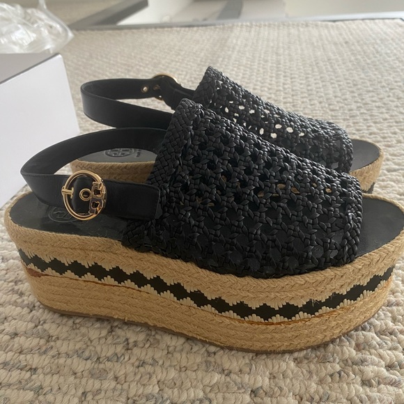Tory Burch | Shoes | Tory Burch Platform Wedge Sandals | Poshmark